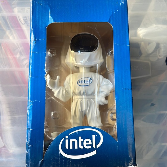 Vintage | Art | Intel Bunny Man People Bobblehead Limited Edition In ...